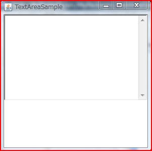 yan note: Java AWT TextAreaコンポーネント