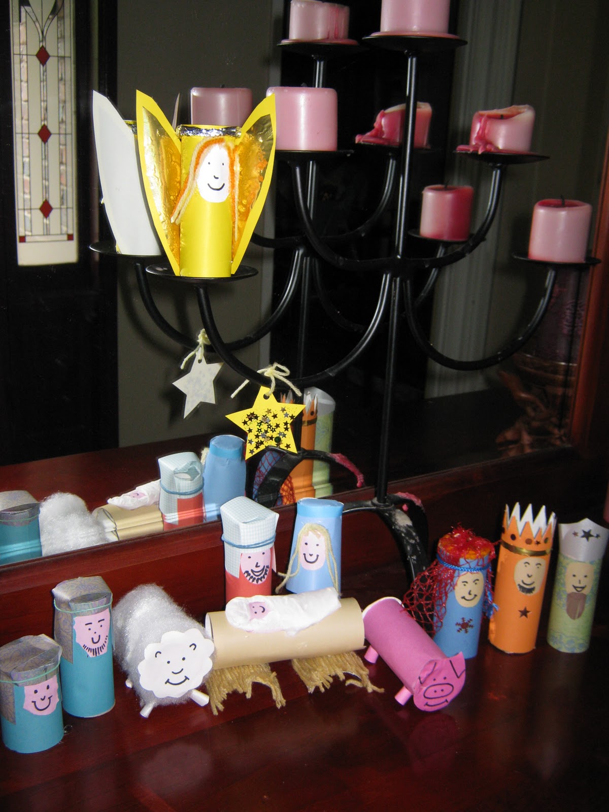 Sublime Shambles of a Shell: Crafty homemade Nativity set