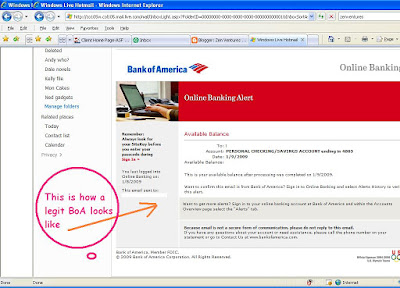 Zensible Mama: Scam Alert : W-9 Email From Bank of America