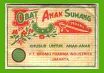 Design kemasan produk khas Tiong hwa: Obat Anak Sumang Cap Pedang