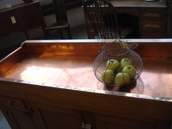 Consign of the Times: Antique Copper lined dry sink
