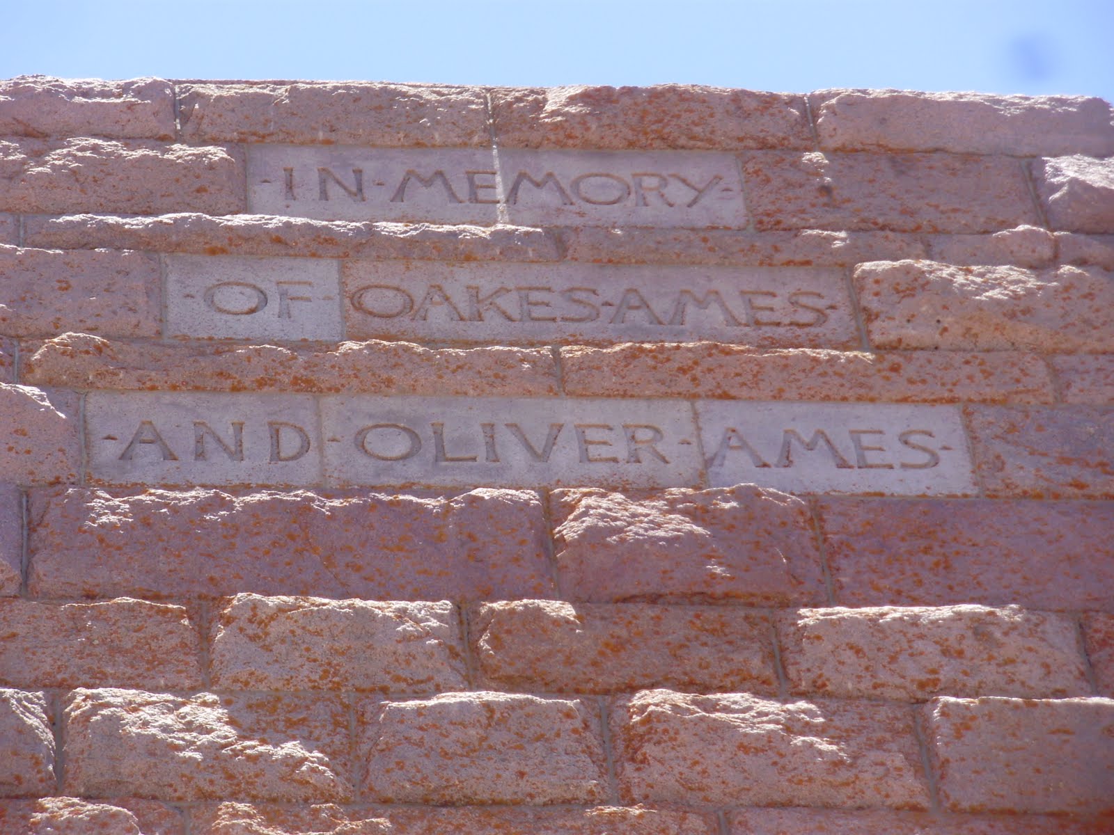 Life at 55 mph: Ames Brothers Pyramid in Buford, Wyoming. The 60 foot ...