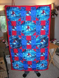 Chattiekathie's crochet & knitting: spiderman quilt
