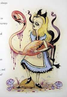Camille Rose Garcia Illustrated Alice in Wonderland