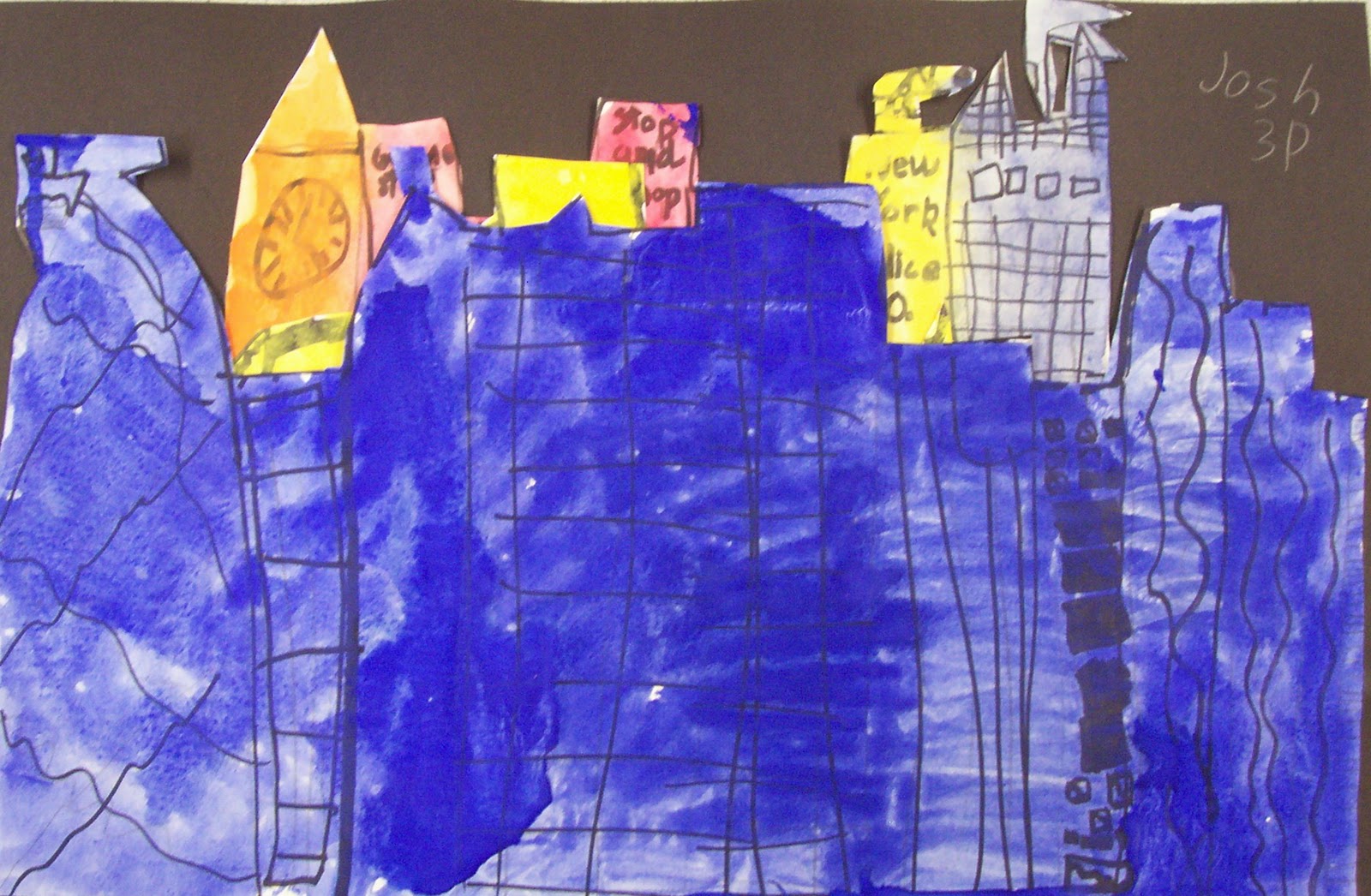 It's a Creative Journey: 3rd Grade Cityscapes
