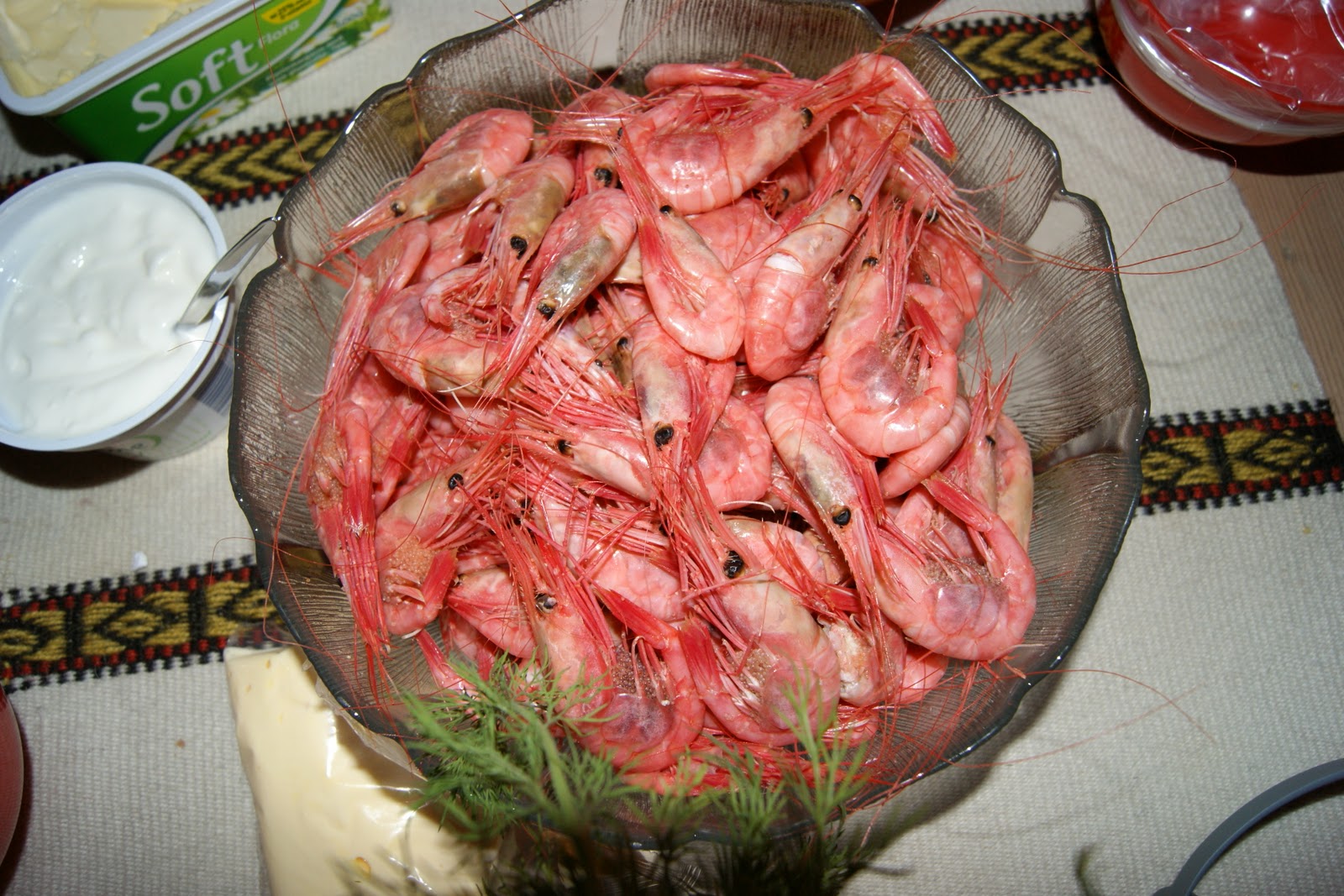 There's something about Norway: Norwegian open shrimp sandwich