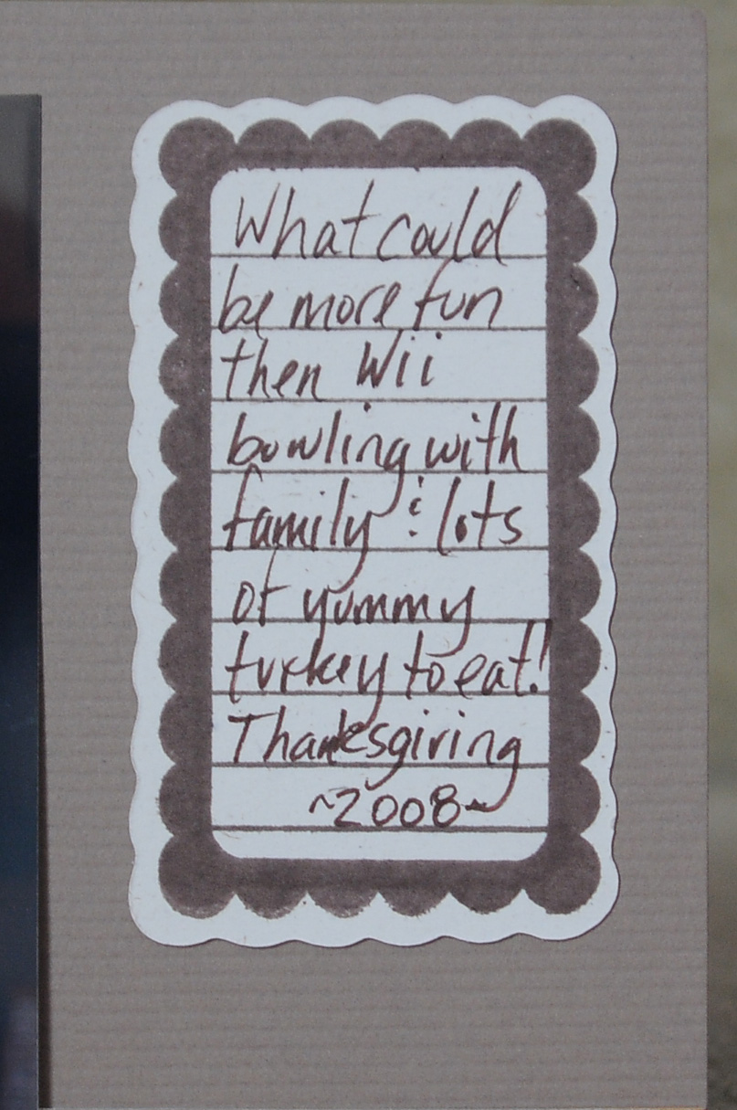 Amy Corbin: Turkey Day layout with Chomas Creations embossing kit