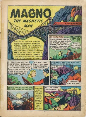 PANELOLOGICAL PANTHEON: "Magno the Magnetic Man," from Super-Mystery ...