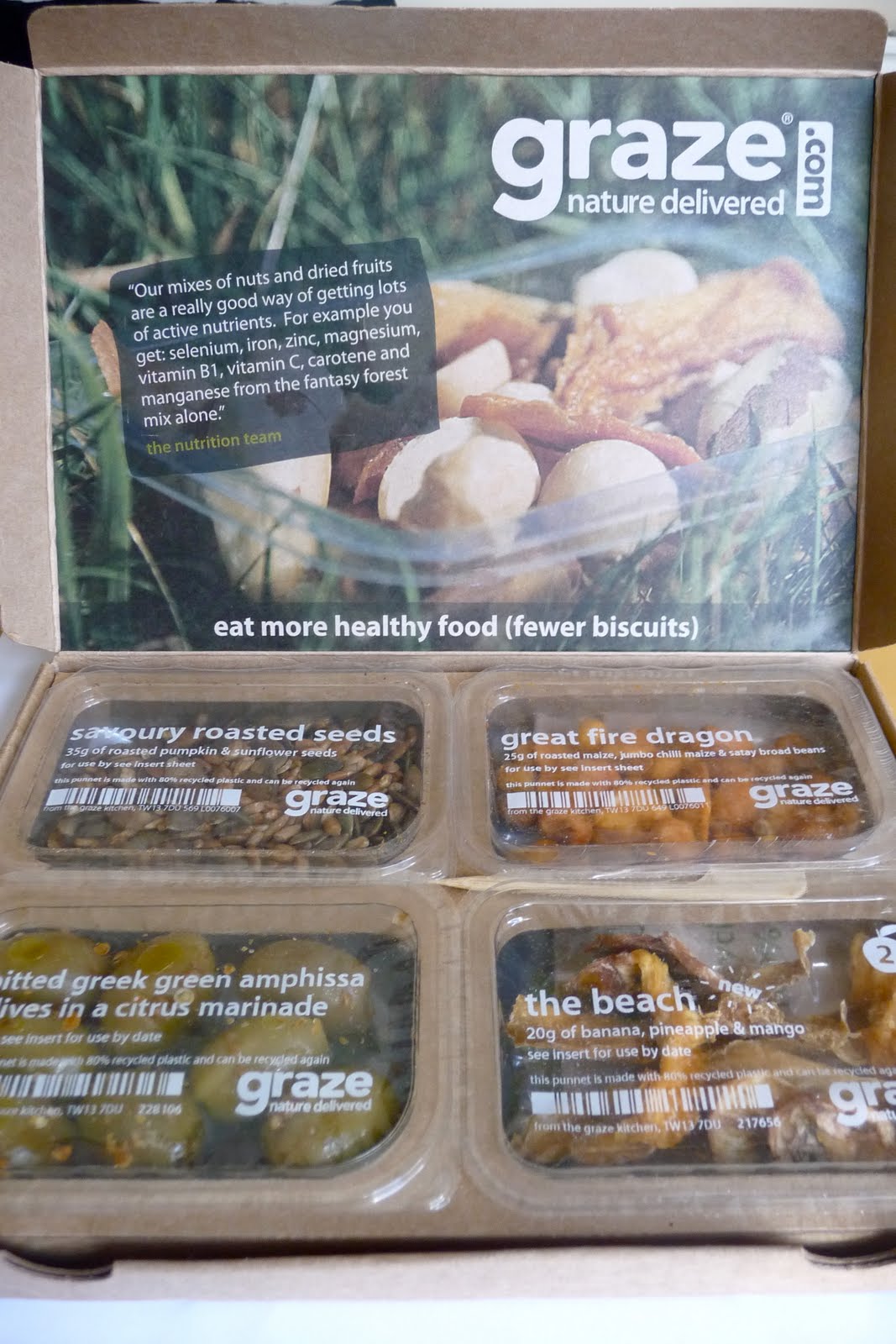 the beauty series | uk beauty blog: graze boxes explained