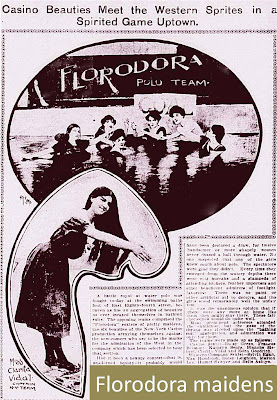 Water Polo legends: 1901: Florodora maidens “Play Water Polo”.