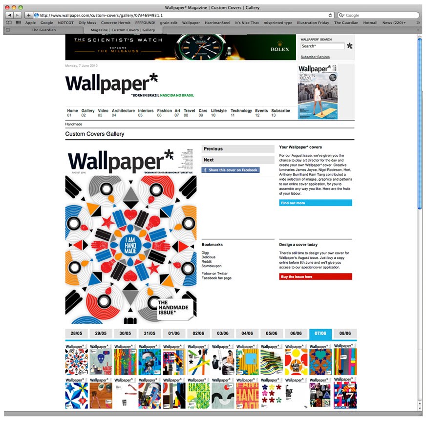 WALLPAPER DESAIN: wallpaper magazine cover