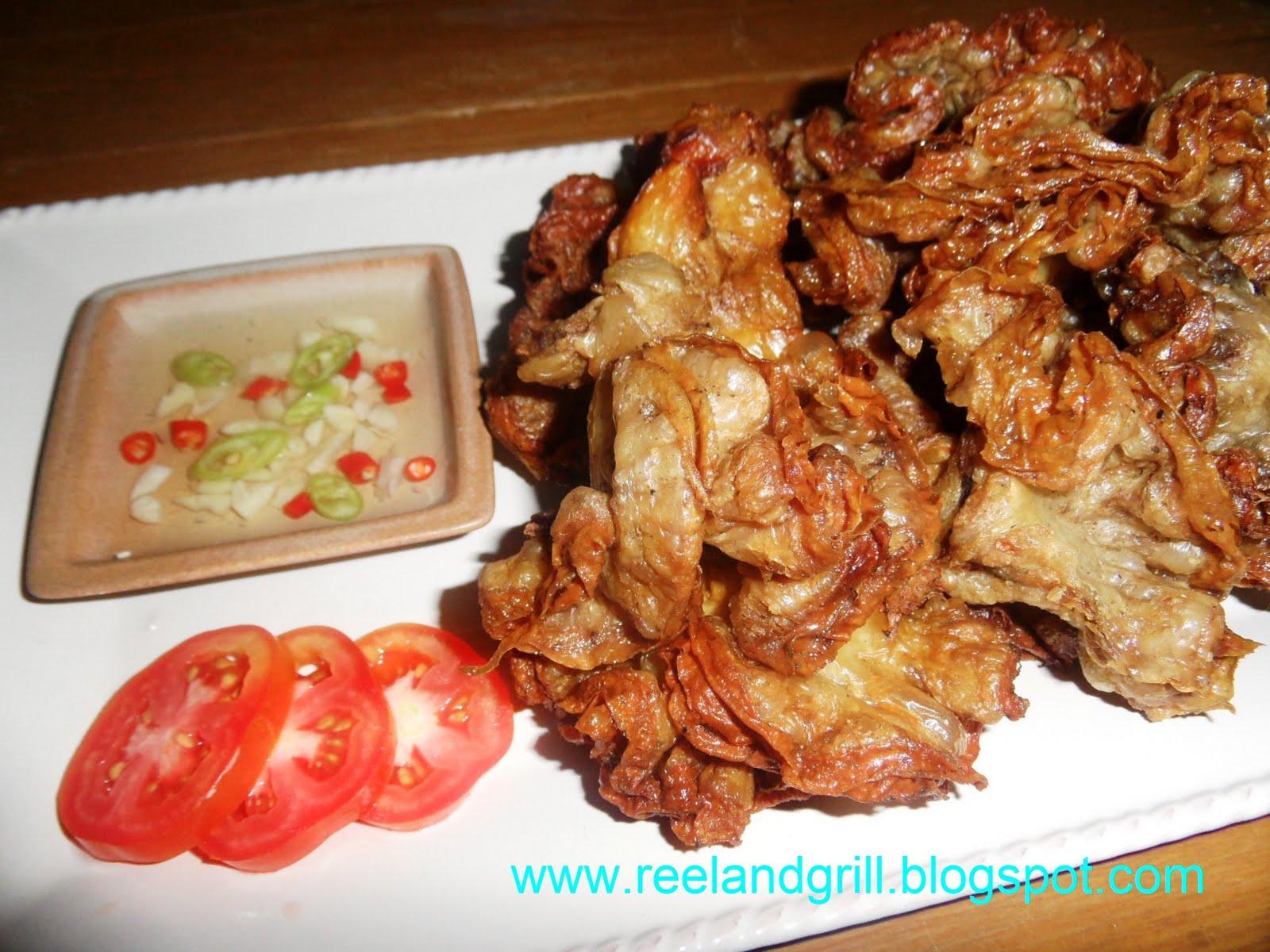 Reel and Grill: Tsitsaron or Chicharon Bulaklak (Deep Fried Pork Mesentery)