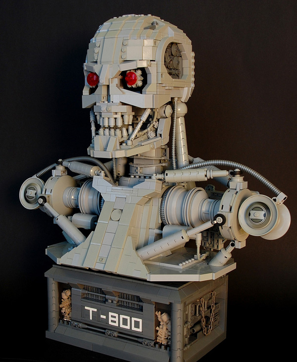 1.21 Jigowatts: Lego Terminator Bust