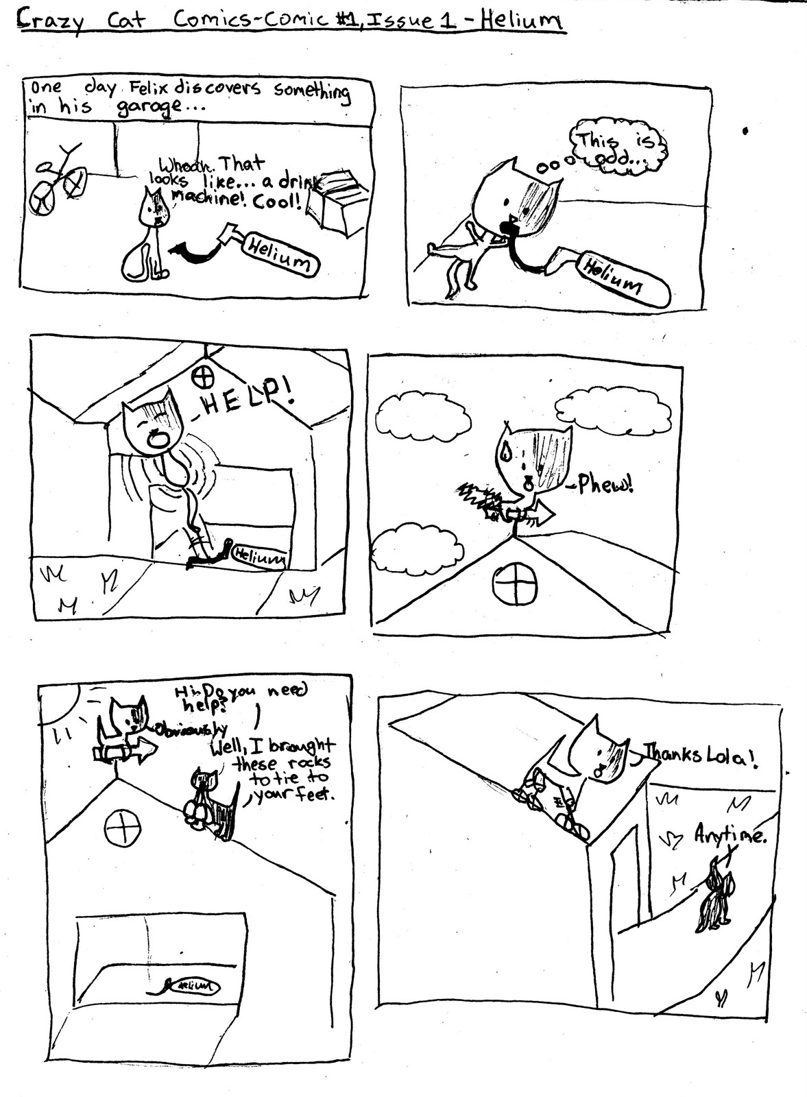 Rowe Junior High ART BLOG: Crazy Cat Comics