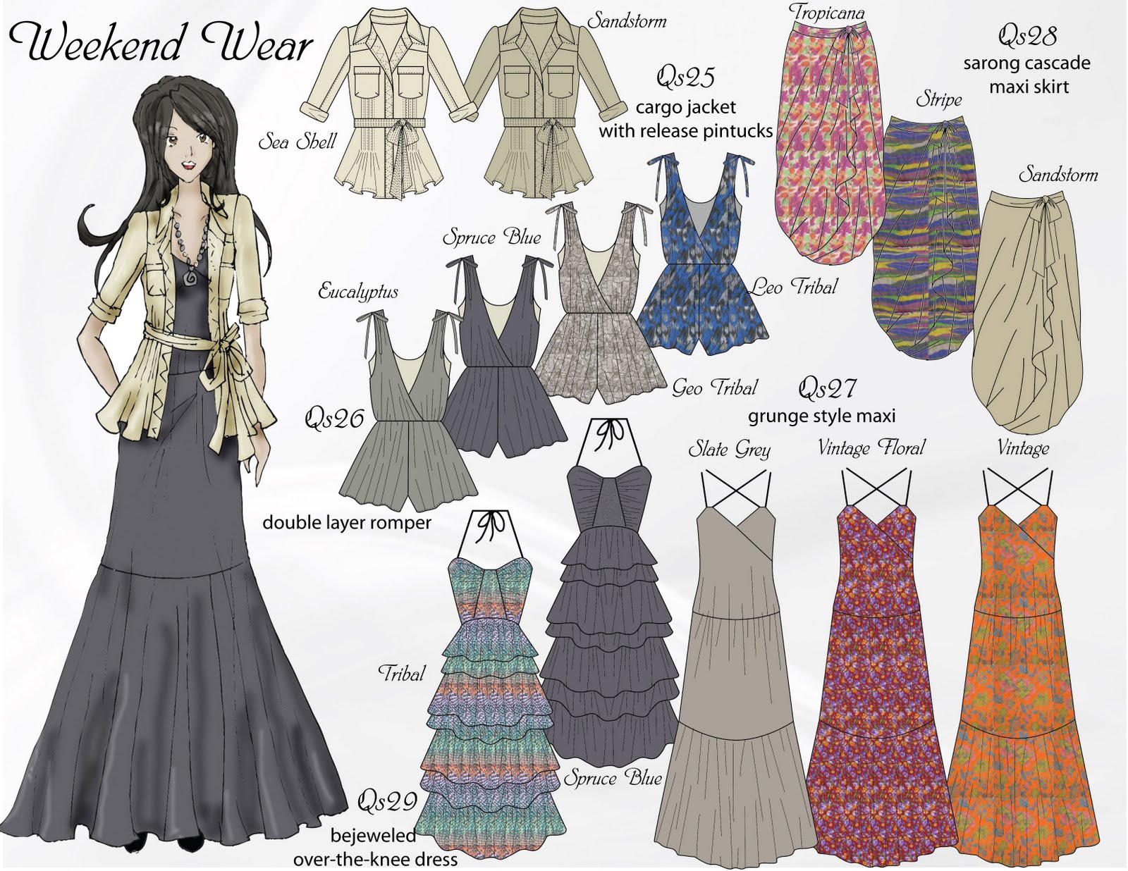 Fashion Portfolio: Extra Linesheets