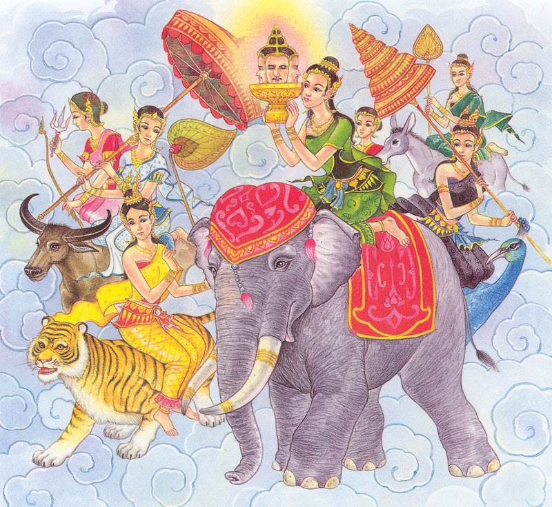 Songkran Festival: Legendary of Songkran lady (Nang Songkran)