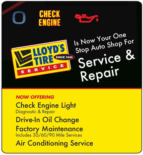 Rollin' with Lloyd's Tire Service