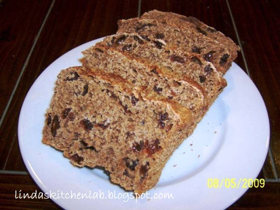 Linda's Kitchen Lab: 100% Whole-Wheat Sultana Bread