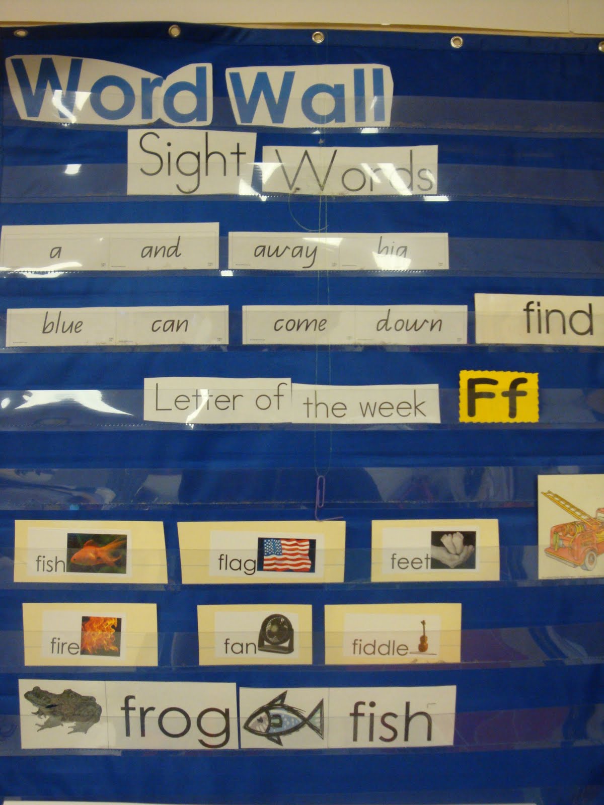PreK--Preschool Ideas from Noey: word wall