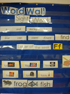 PreK--Preschool Ideas from Noey: word wall