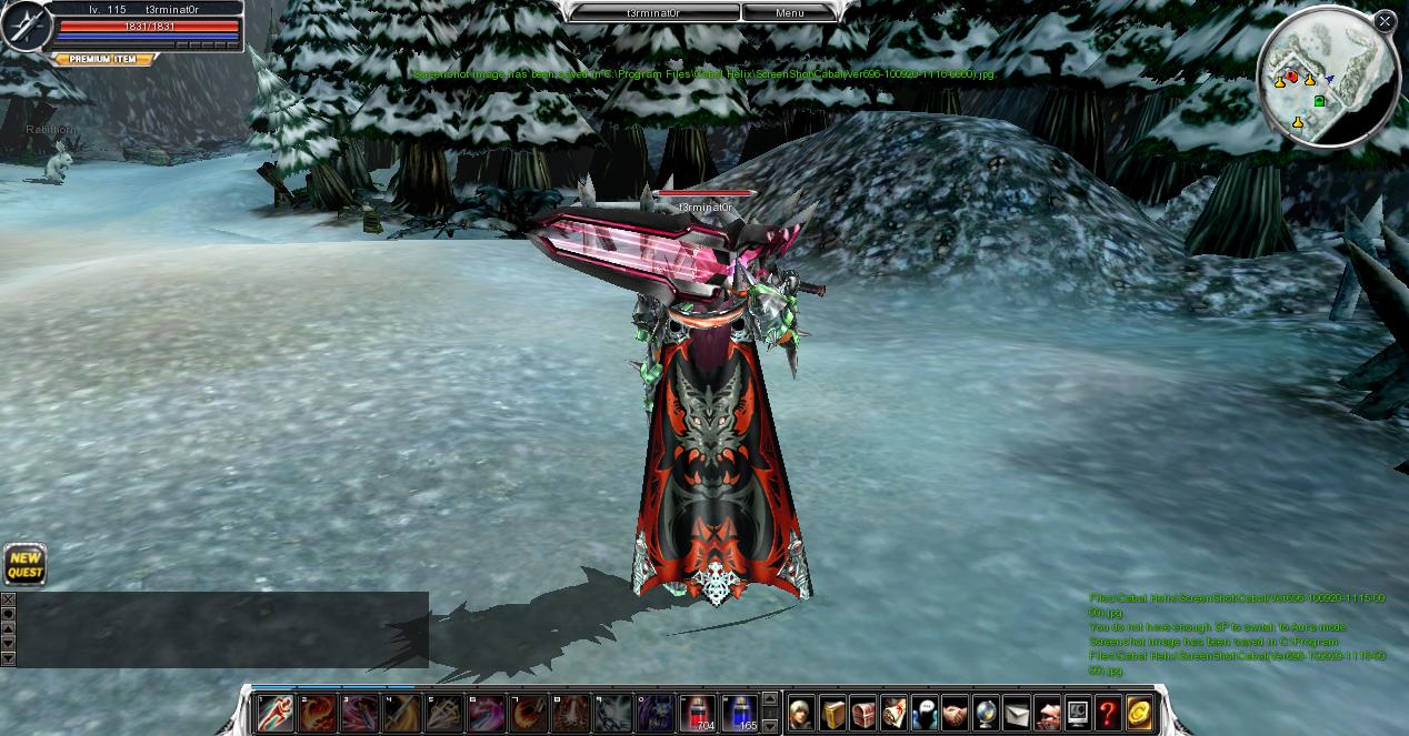 anything: my character in cabal helix..