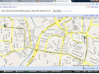 Editorial Board of Sri Aman 2010: Map of Location