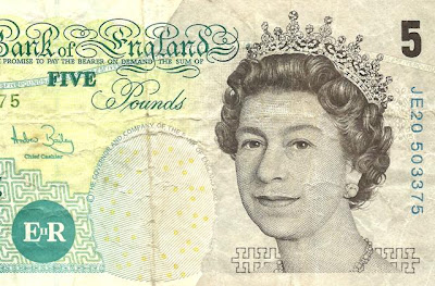 Banknote Collection: Great britain 5 Pound