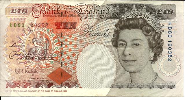 Banknote Collection: Great britain 10 Pound