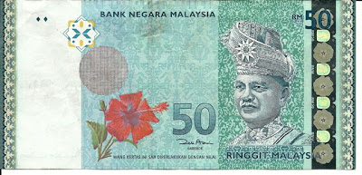 Banknote Collection: Malaysia Rm 50
