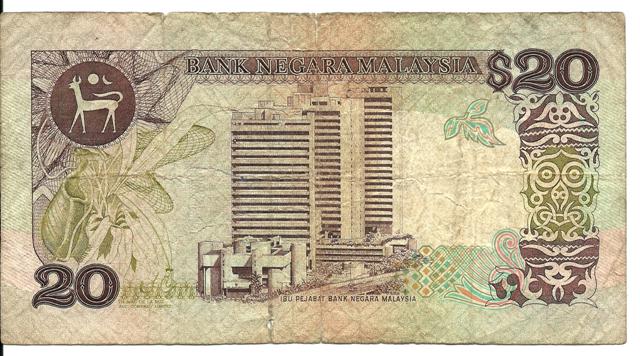 Banknote Collection: Malaysia RM 20