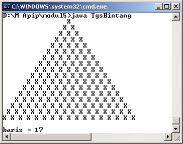 Program segitiga siku-siku & segitiga sama sisi dengan java - Jejak Jari