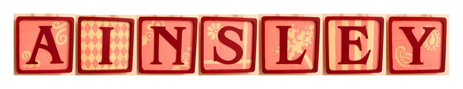 JPRchitect + Design: Design | Baby Name Letters