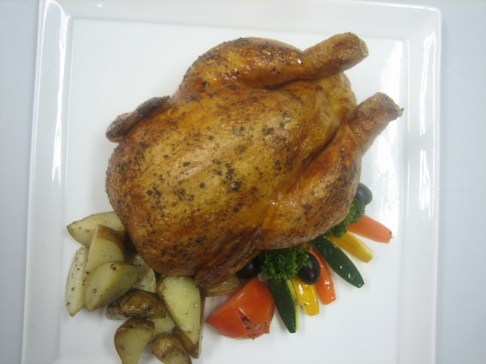ChefRahmanWorld: PRESENTATION OF ROAST CHICKEN