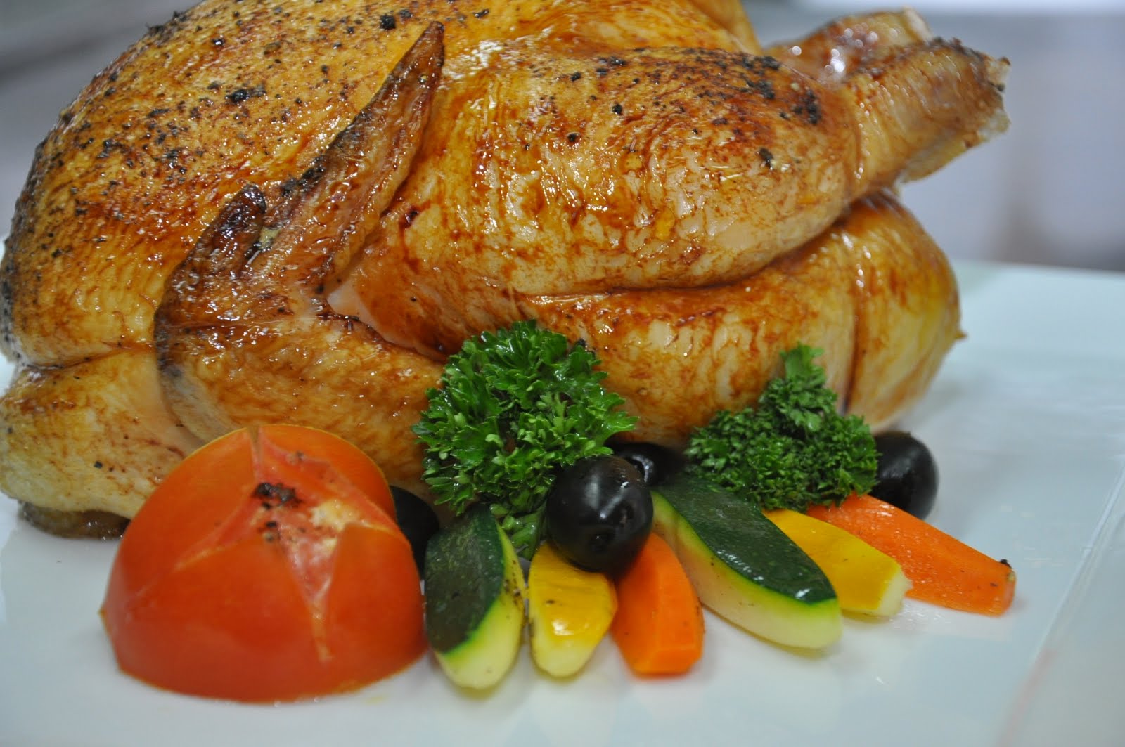 ChefRahmanWorld: PRESENTATION OF ROAST CHICKEN
