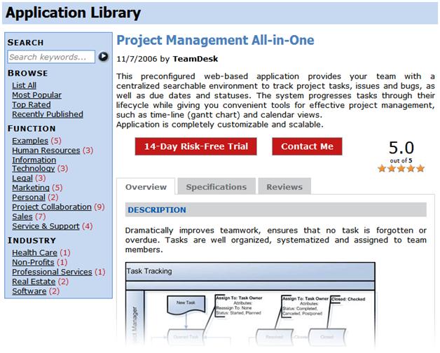 Web based database software at Work: What if use TeamDesk to make data ...