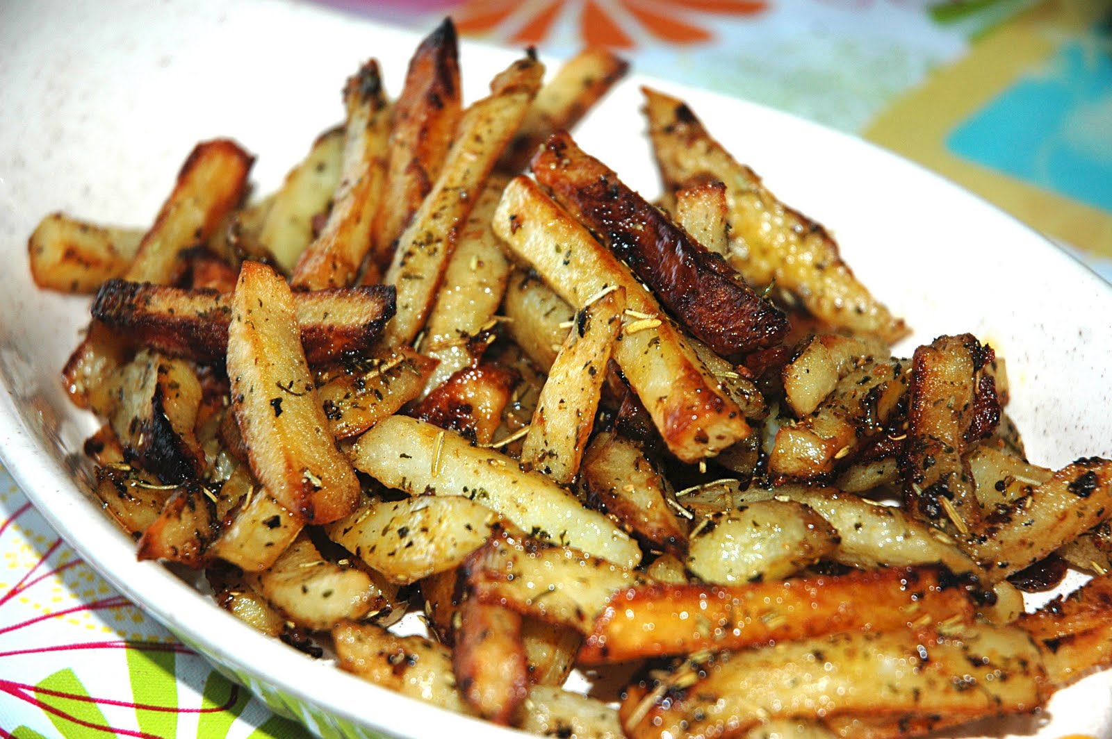 Frites aux fines herbes cuites au four | Doumdoum se régale