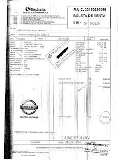 DOCUMENTACION EMPRESARIAL: EJEMPLO DE BOLETA DE VENTA