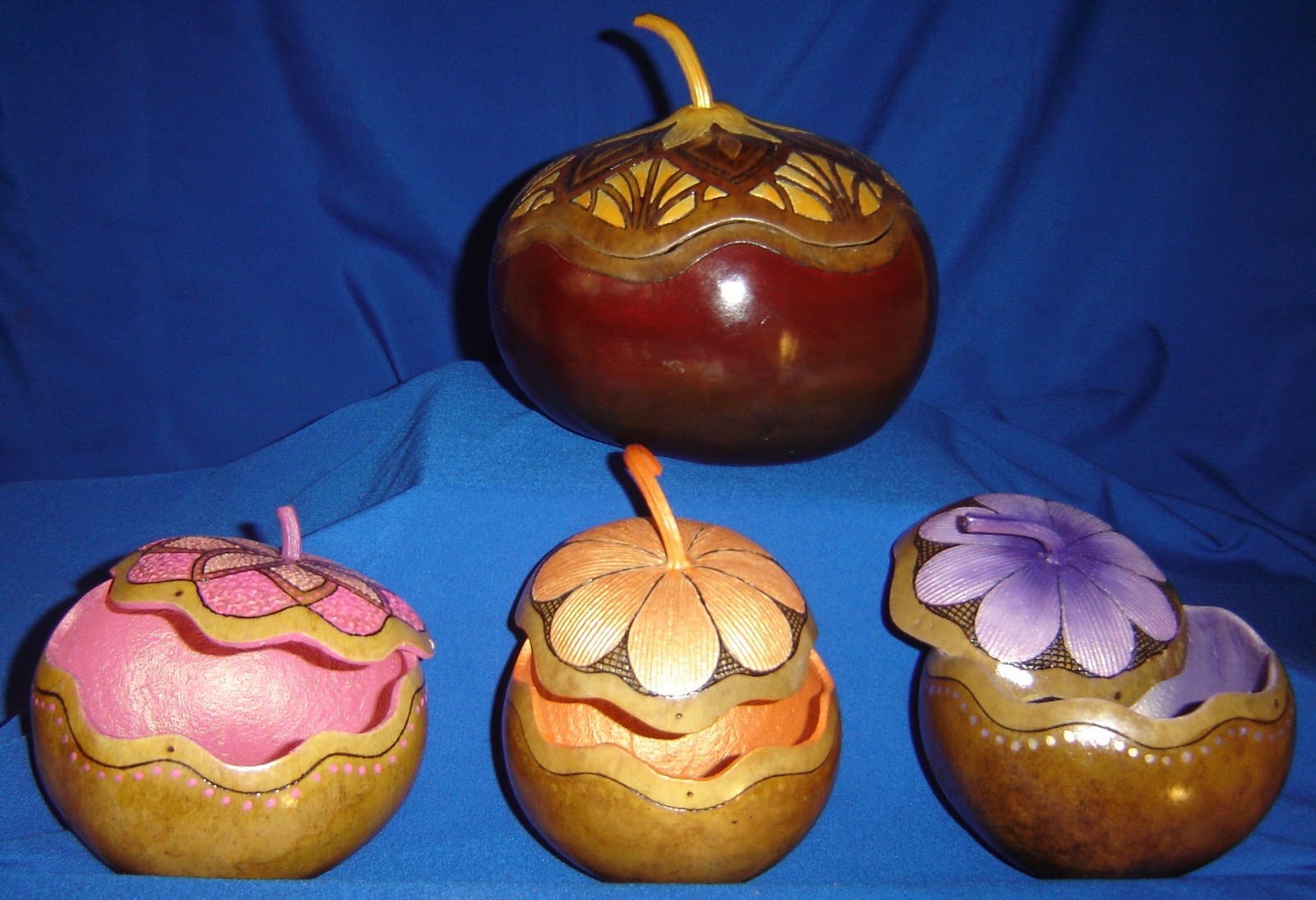 arte bule-gourd art: Jicaras de la Fortuna
