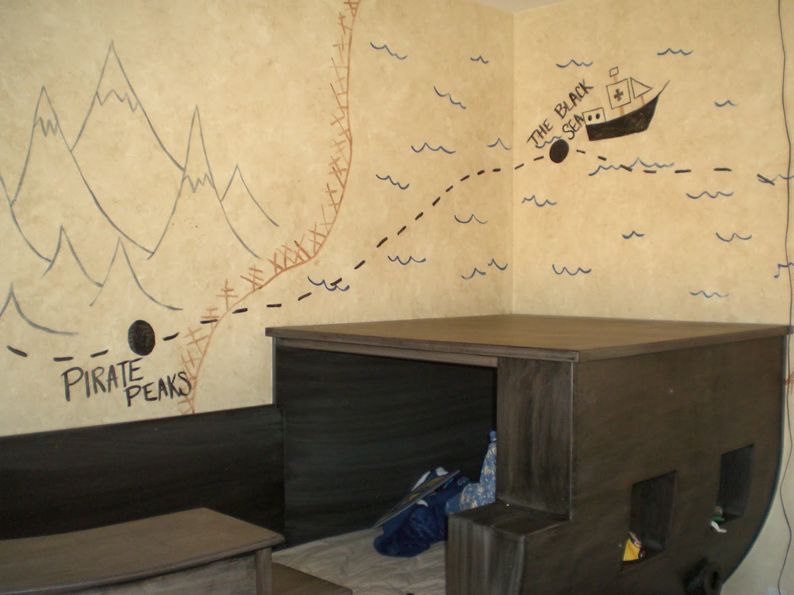 Creative Urges-Creative Blogspot: Boys Pirate Themed Room...