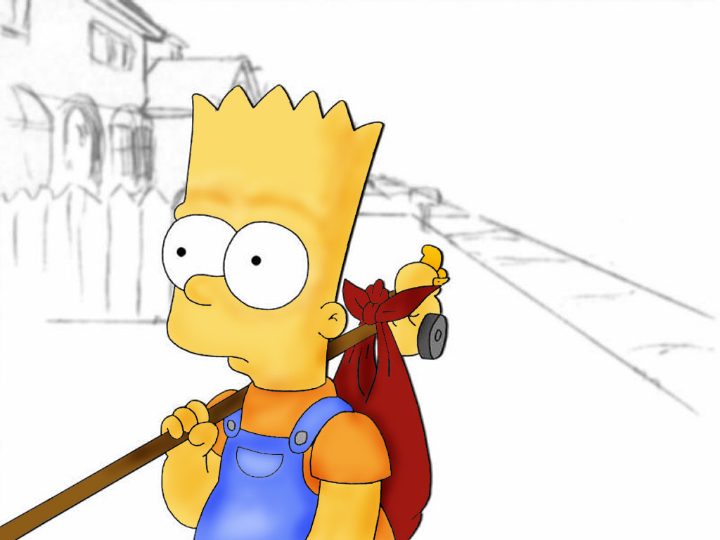 gabrielmunizsmd: colorização do bart no photoshop