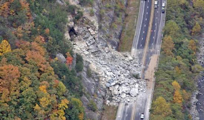 Blocking Interstate 40 at Pigeon Gorge in North Carolina | Geosmin….