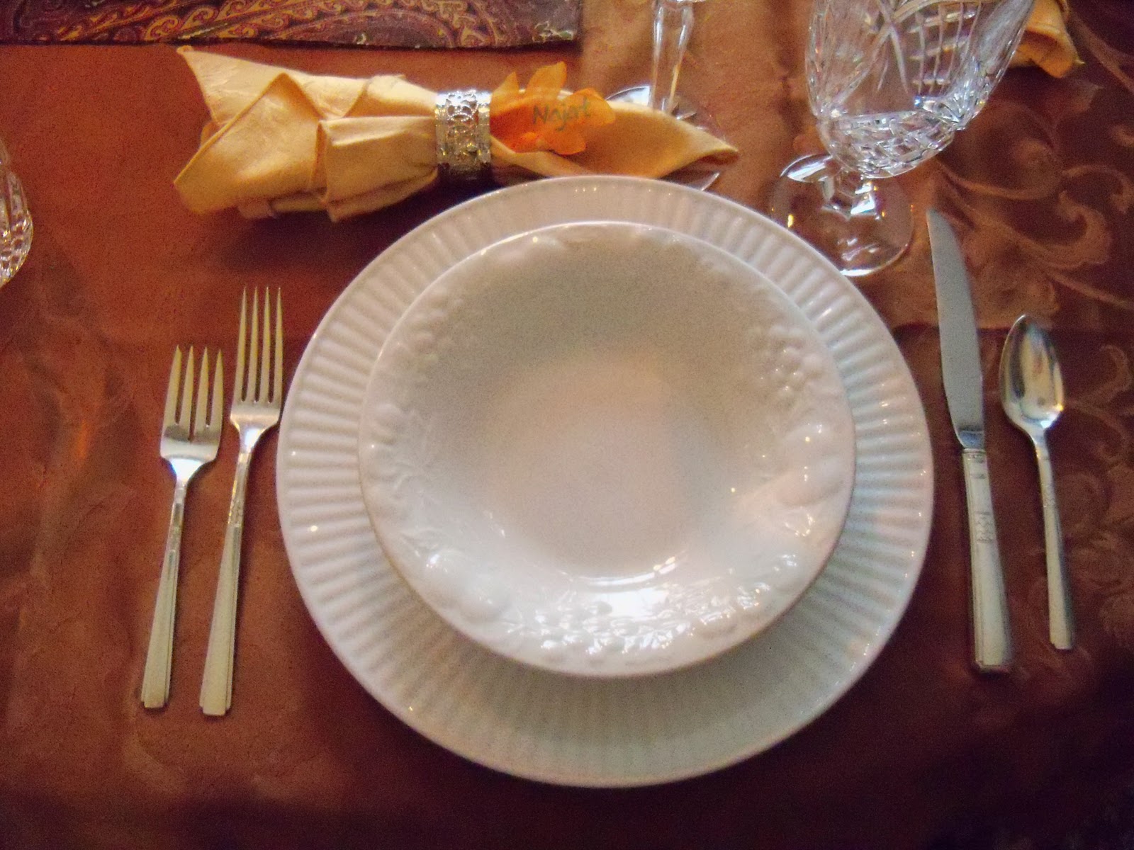 Tess's Teacups & Tabbies: Send-off Dinner