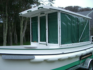 "GRINDER" Cabin Clam Skiff