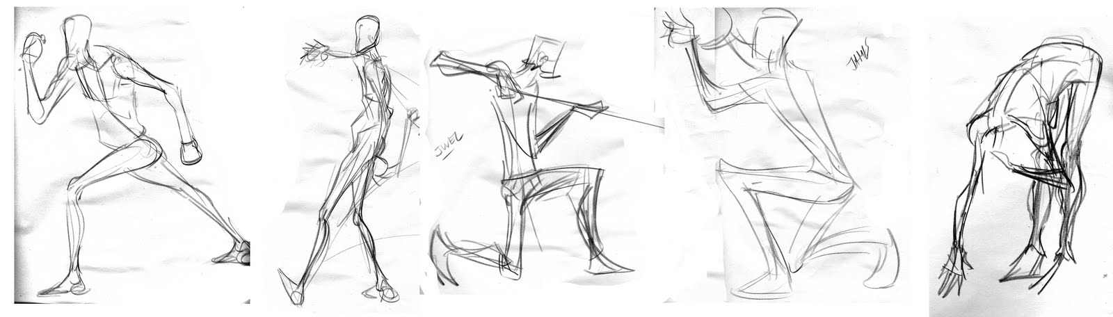 Travis Sengaus' Sketchee Bizniz: Life drawing 30 second poses