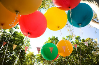 Jubilee Events: Multi-Colored Balloon Wedding