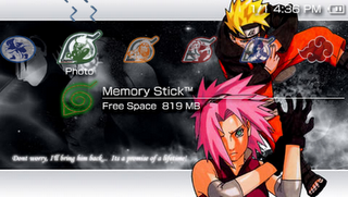 PSP Hub: Naruto PSP Theme