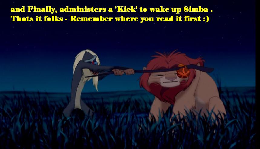 Rafiki Simba Forehead