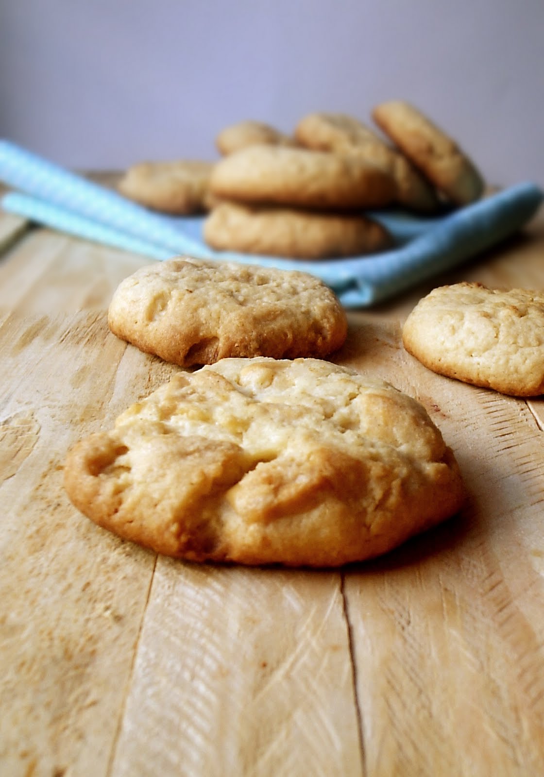 Cookies de Coco e Chocolate Branco