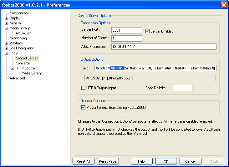 Kcirta: How To: using Android FooBar 2000 remote Control
