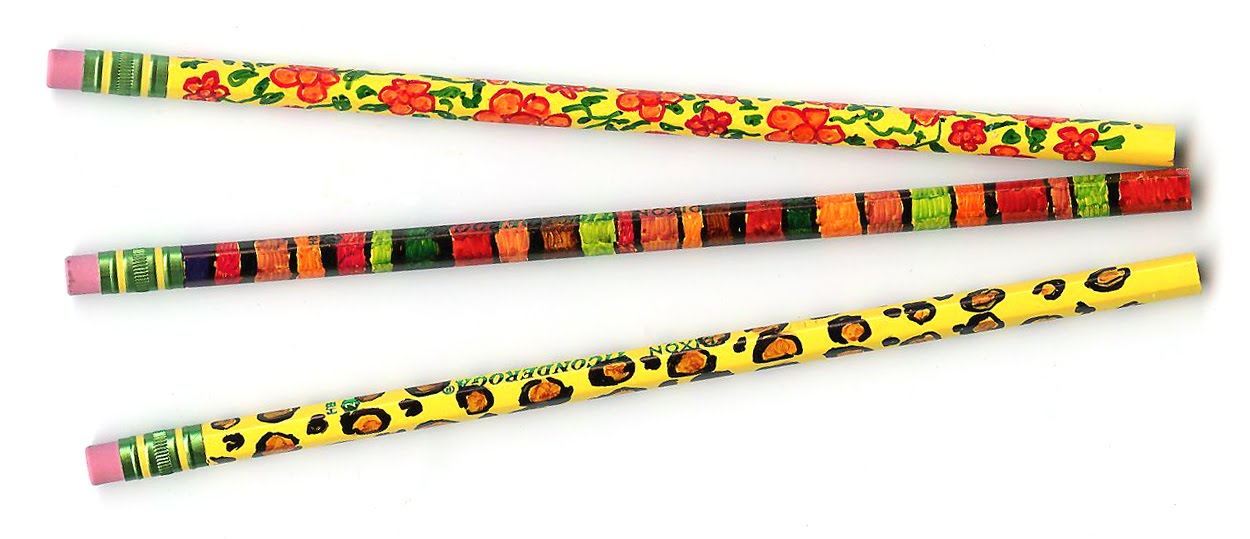 Back to School Decorated Pencils | Art Projects for Kids